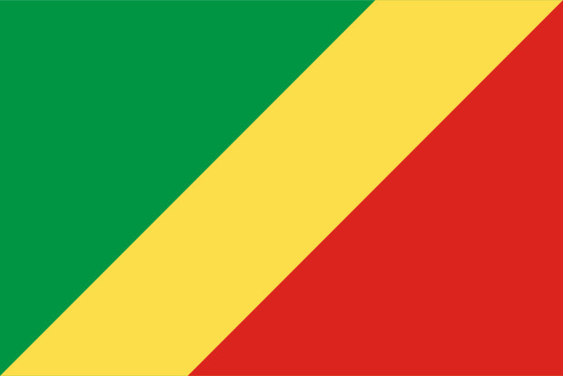 Kongo (Republiken Kongo) Flagga